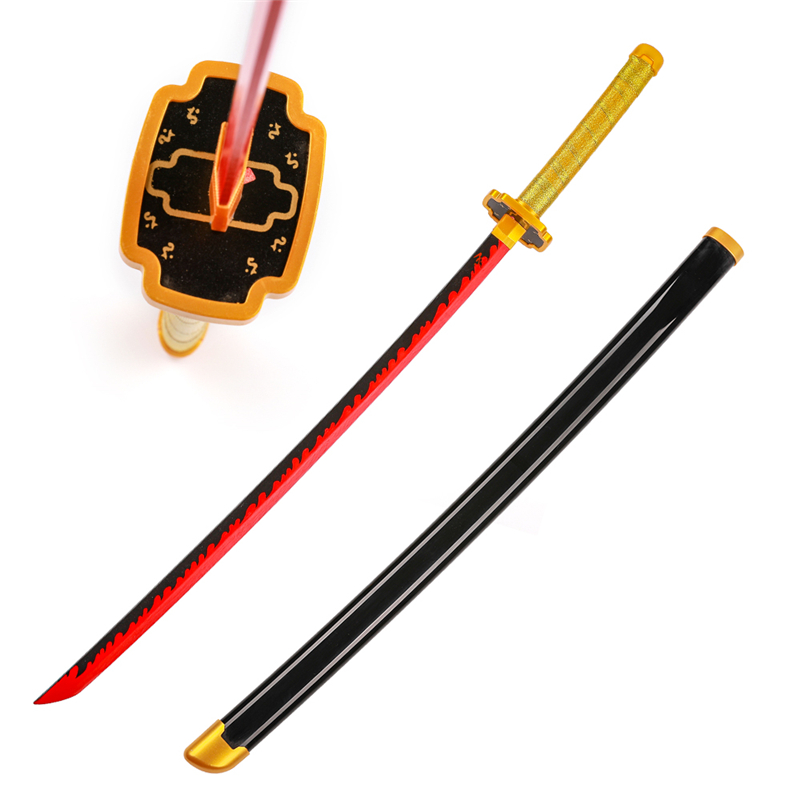 Demon Slayer Nichirin Blade Yoriichi Wooden Katana Sword - Buy wooden ...